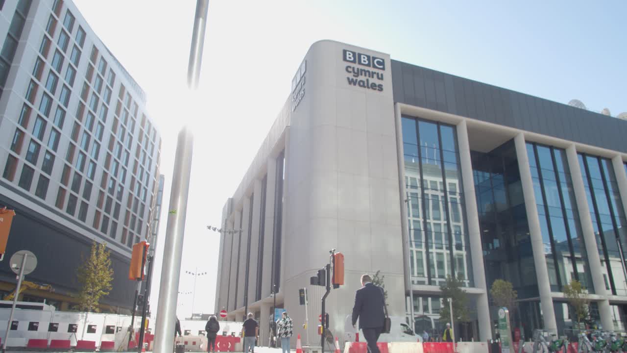 Exterior Of BBC Wales Building In Cardiff City Centre 4 Free Stock ...