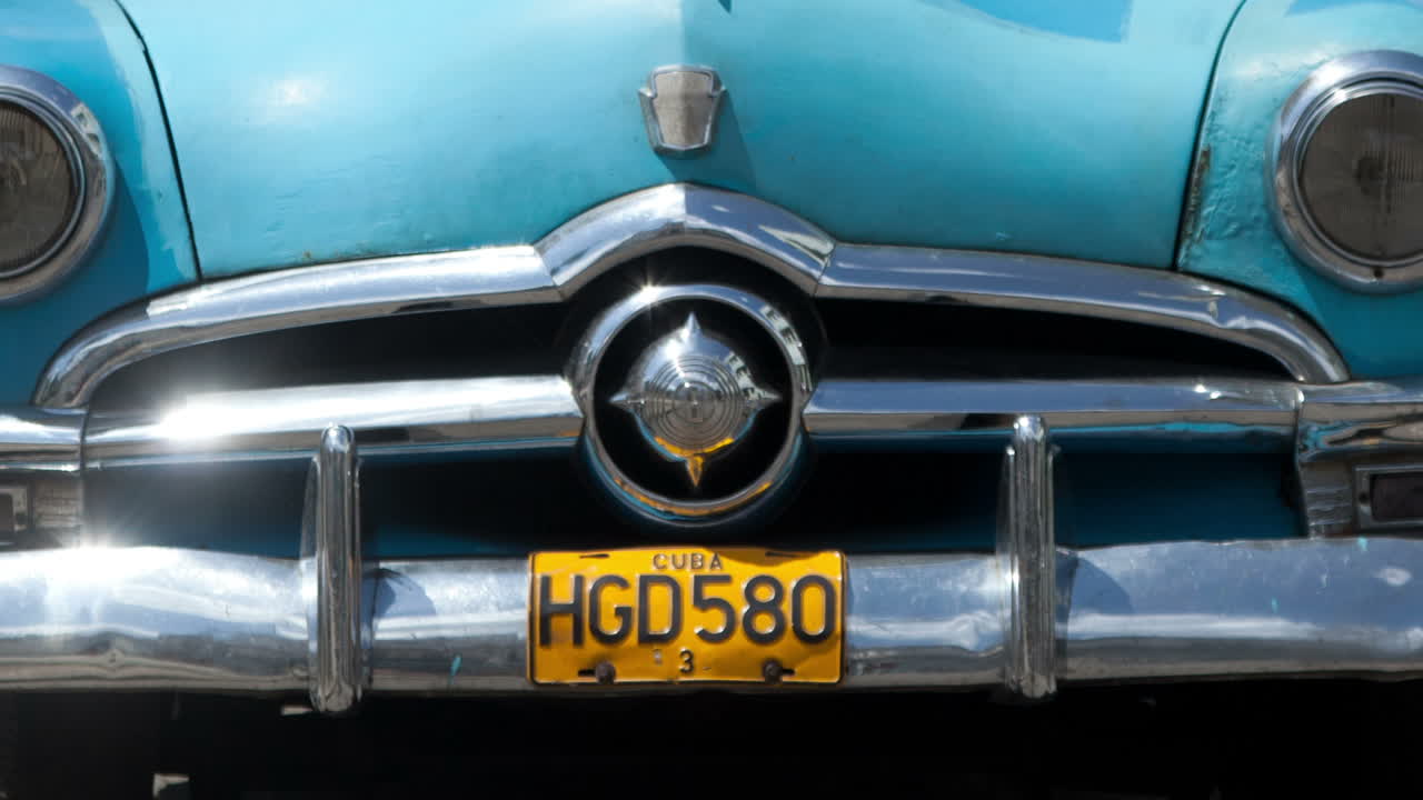 Cuban Car Collection 05 Free Stock Video Footage Download Clips Transport