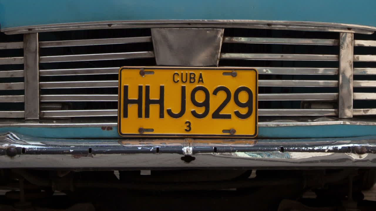 Cuban Car Collection 06 Free Stock Video Footage Download Clips Transport