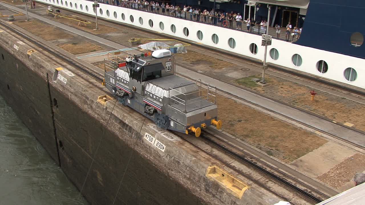 Panama Canal Donkey Engine Free Stock Video Footage Download Clips