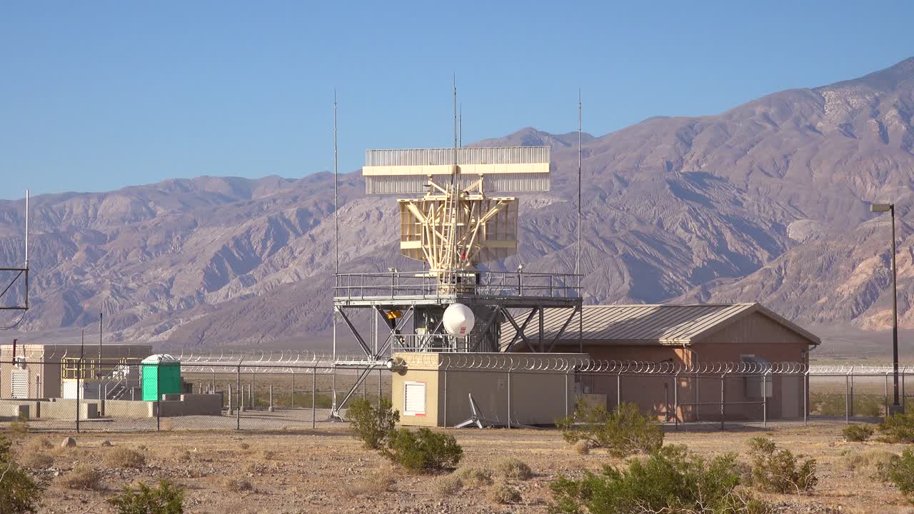 2020 - A Desert Radar Station At Work Near Death Valley California Free ...