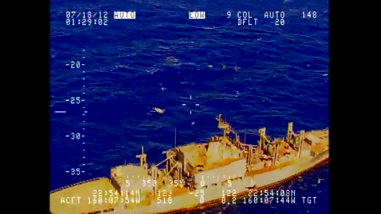 Navy Live Fire Exercise Torpedoes A Ship Free Stock Video Footage ...