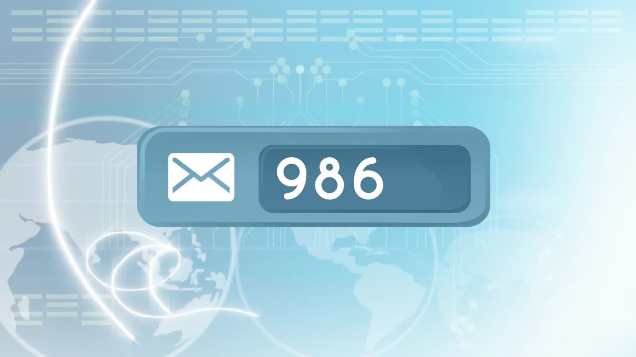 Message Notification Increasing Free Stock Video Footage Download Clips