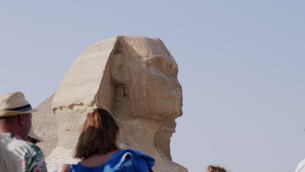 Great Sphinx Of Giza, Limestone Statue Of A Creature With The Body Of A Lion And The Head Of A ...