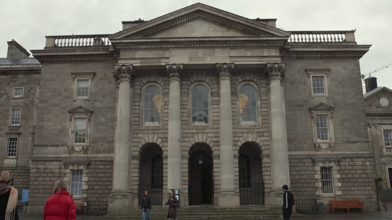 Exterior View Of Chapel Of Trinity College Dublin In Dublin, Ireland ...