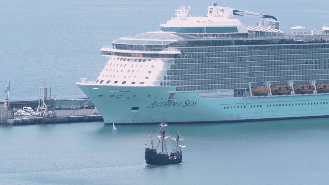 Maritime Navigation Evolution, The Size Comparison Between An Ancient ...