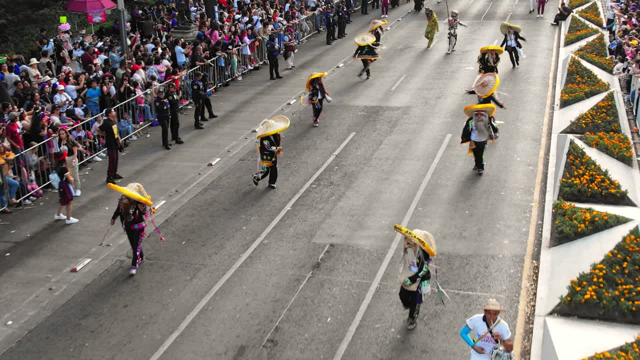 People Performing A Mexican Traditional Folk Dance, Tecuanes Dance ...