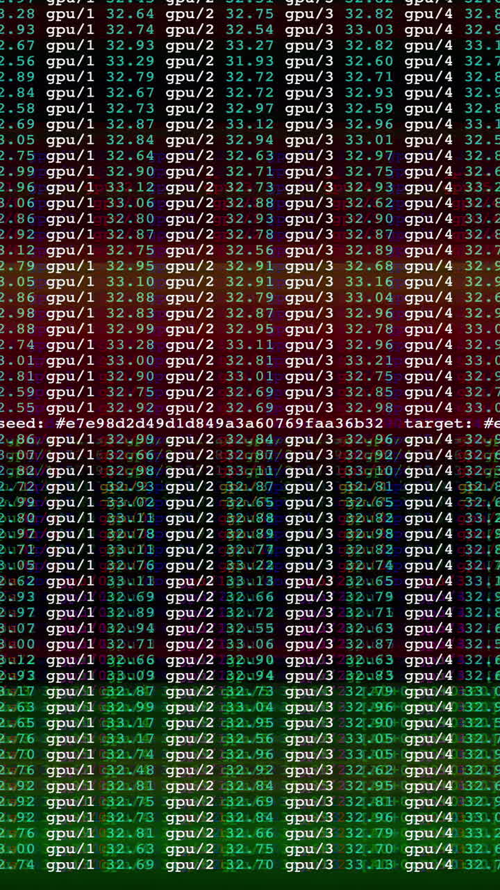 Code Numbers In Vertical Format Free Stock Video Footage Download Clips