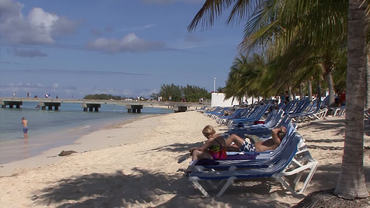 People At The Beach In Grand Turk, Turks And Caicos Islands Free Stock ...