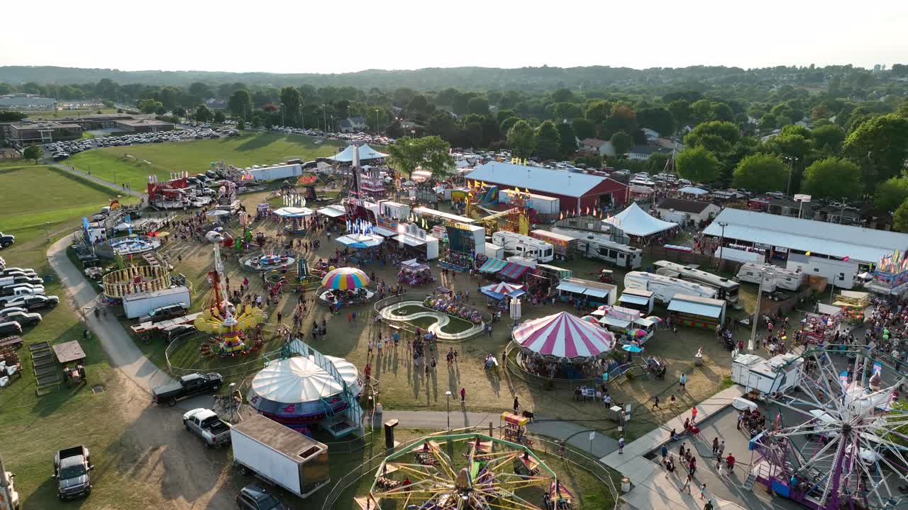 People Enjoy Outside Fair Free Stock Video Footage Download Clips