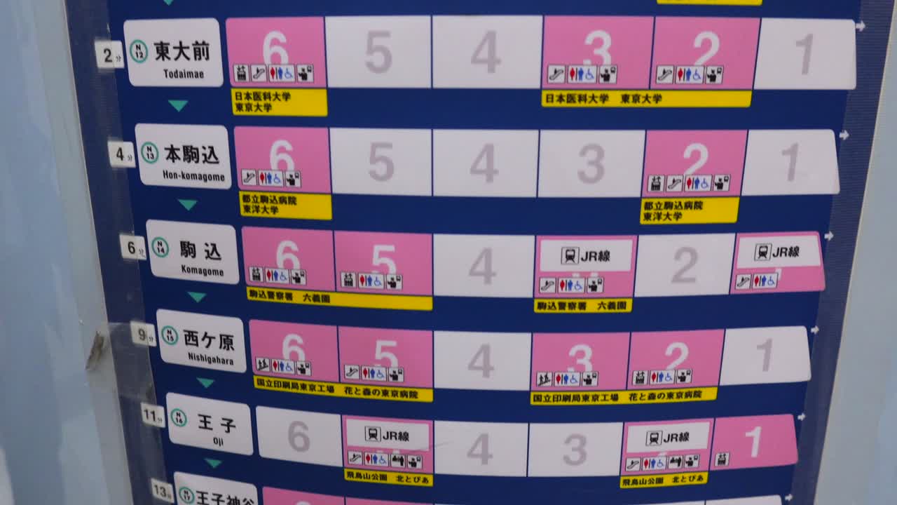 Confusing Japanese Subway Map, Underground Train In Tokyo City Japan ...