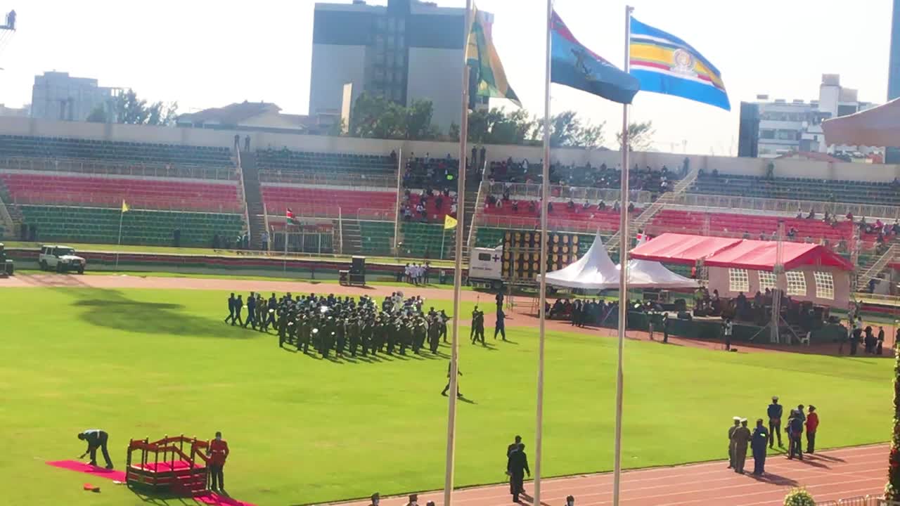 Nairobi-DECEMBER 2020 Military's Troops Prepares On The Parade Matching ...