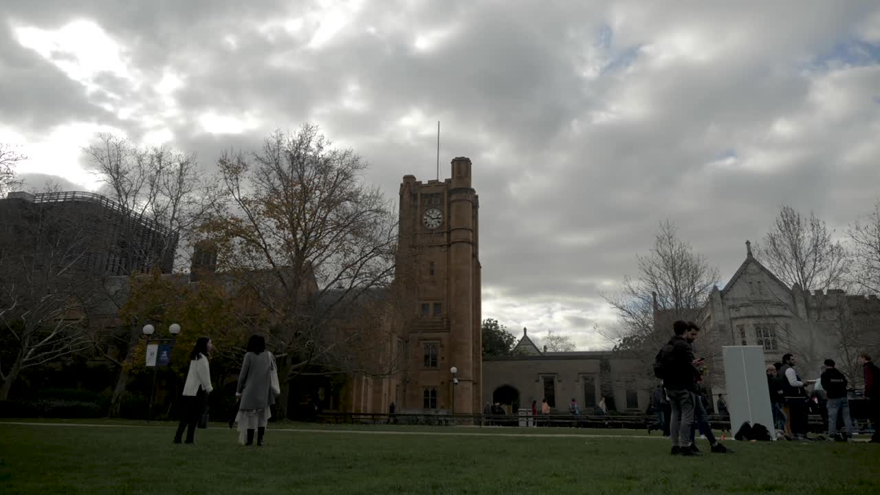Old Arts Building Clock Tower, University Of Melbourne University Of ...