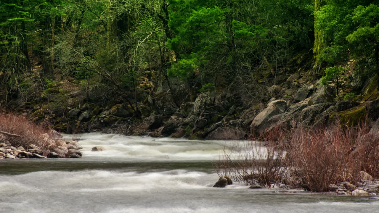 Free stock video - Time lapse 2011: a time lapse river flows through ...