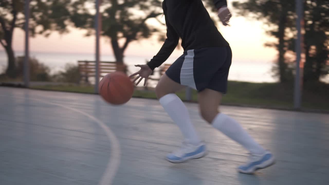Free stock video - Close up footage of a young girl basketball player ...