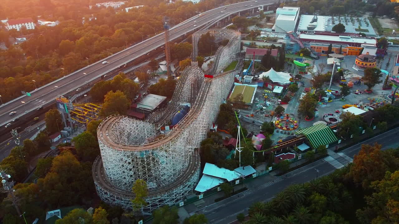 Mexico City - June 2022: Top View Tour Over The Famous Amusement Park ...