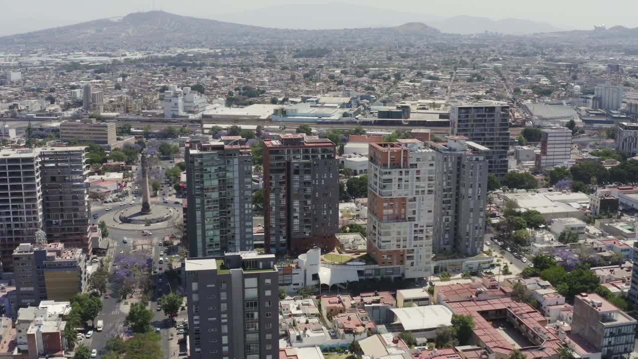 Aerial View Of The Chapultepec Avenue And The Americana Neighborhood In ...
