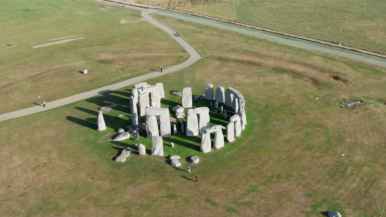 Stonehenge Prehistoric Stone Circle Ruins On Amesbury Countryside ...
