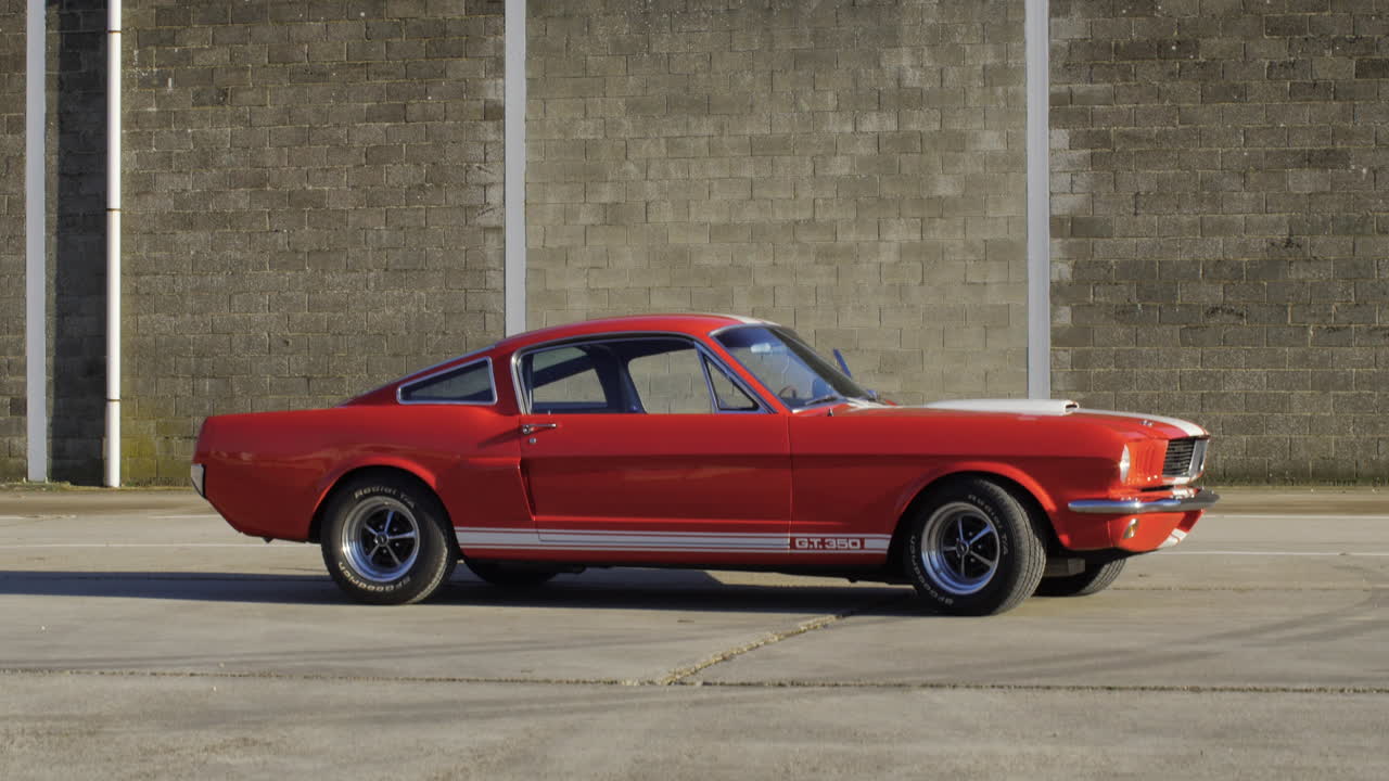 Amazing American Old Timer Ford Mustang Fastback Shot In Front Of A ...