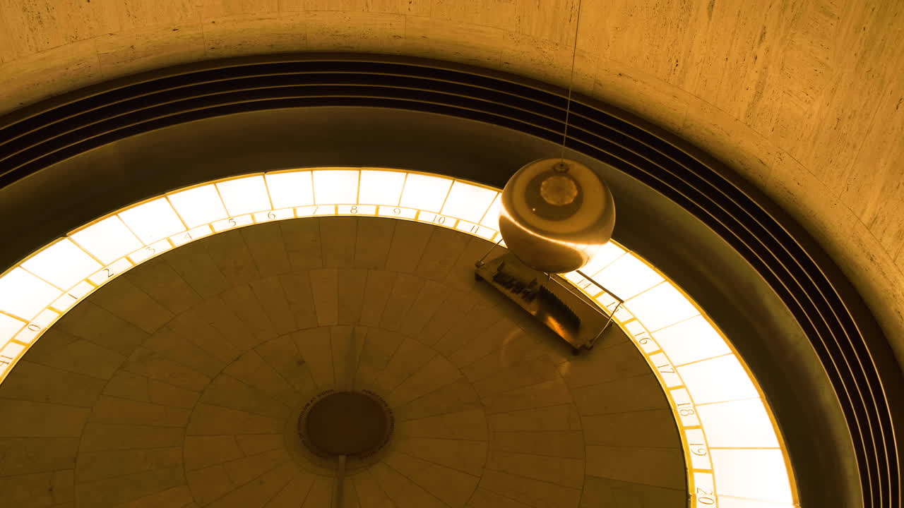 Griffith Observatory's Foucault Pendulum Pendulum Free Stock Video ...