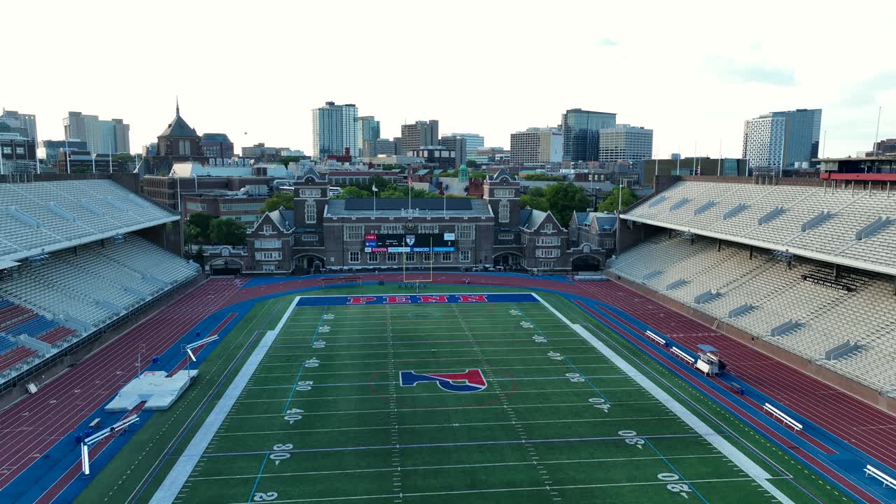 Franklin Field On UPenn Campus Free Stock Video Footage Download Clips