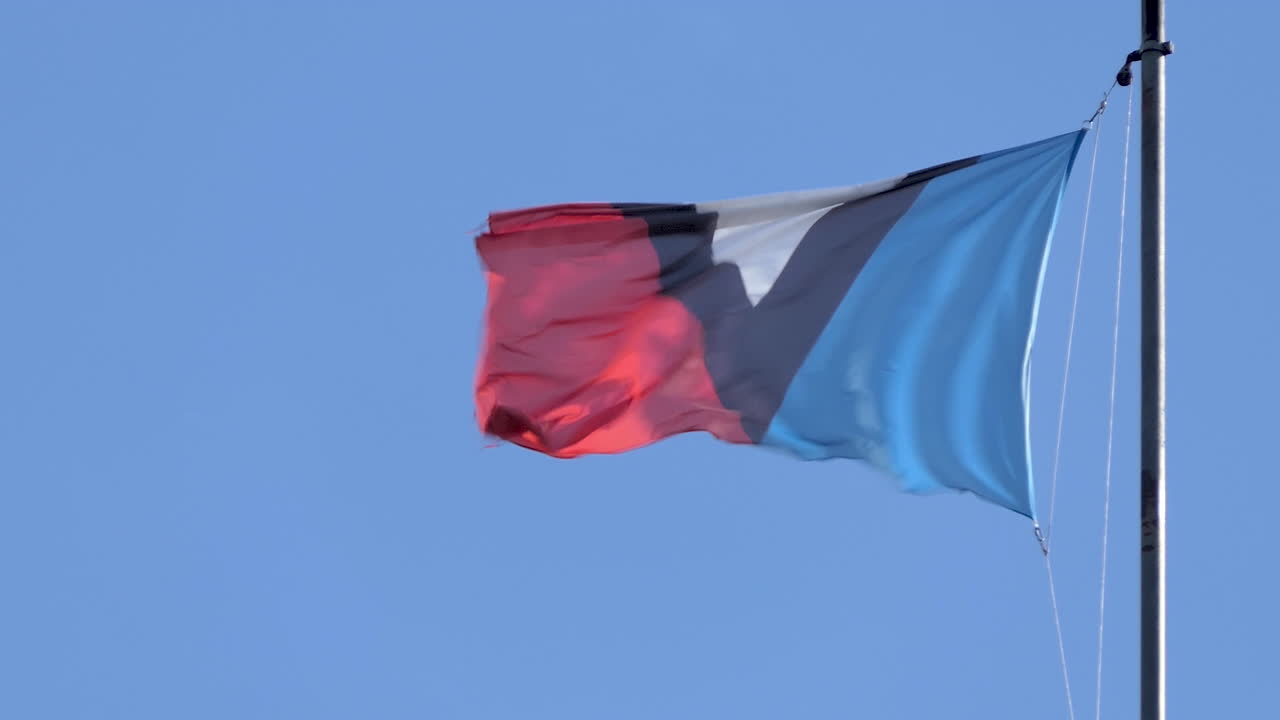 Louis Vuitton Flag Flying In The Wind On The Roof Of The Parisian Store ...