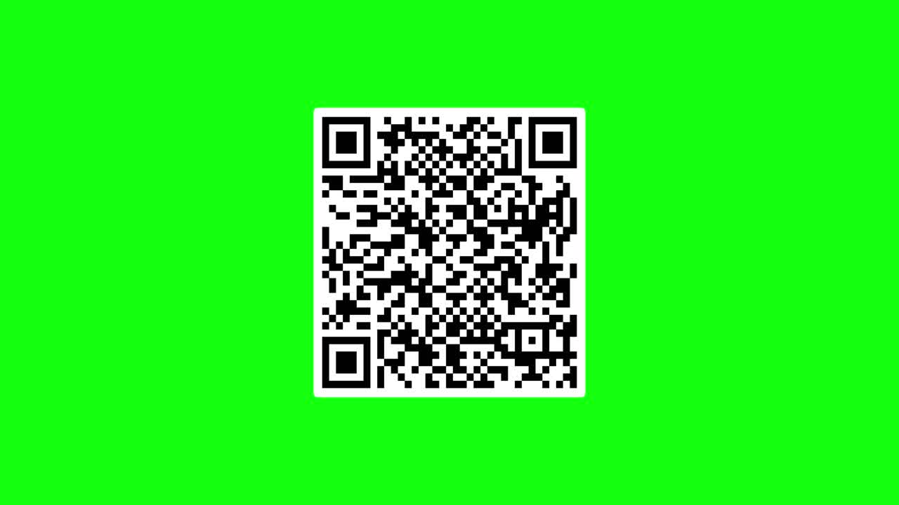QR Quick Response Code Green Screen Free Stock Video Footage Download ...