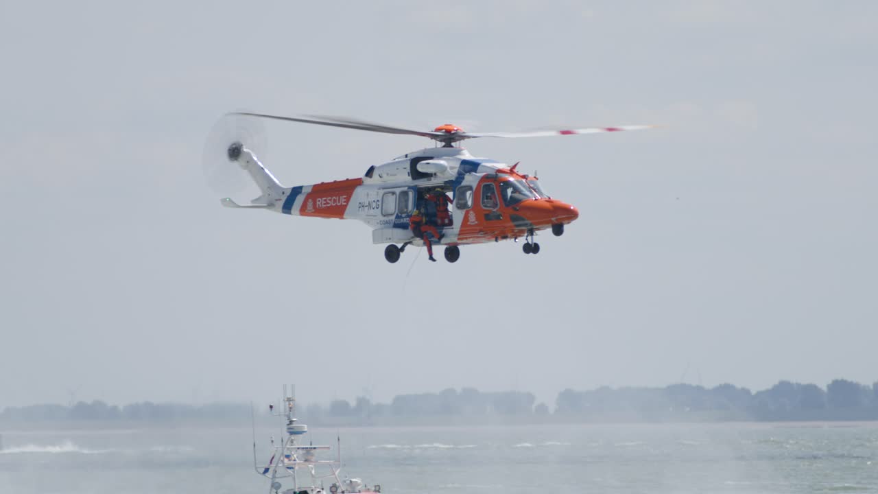 Dutch Coast Guard Leonardo AW189 Search And Rescue Helicopter TRACK ...