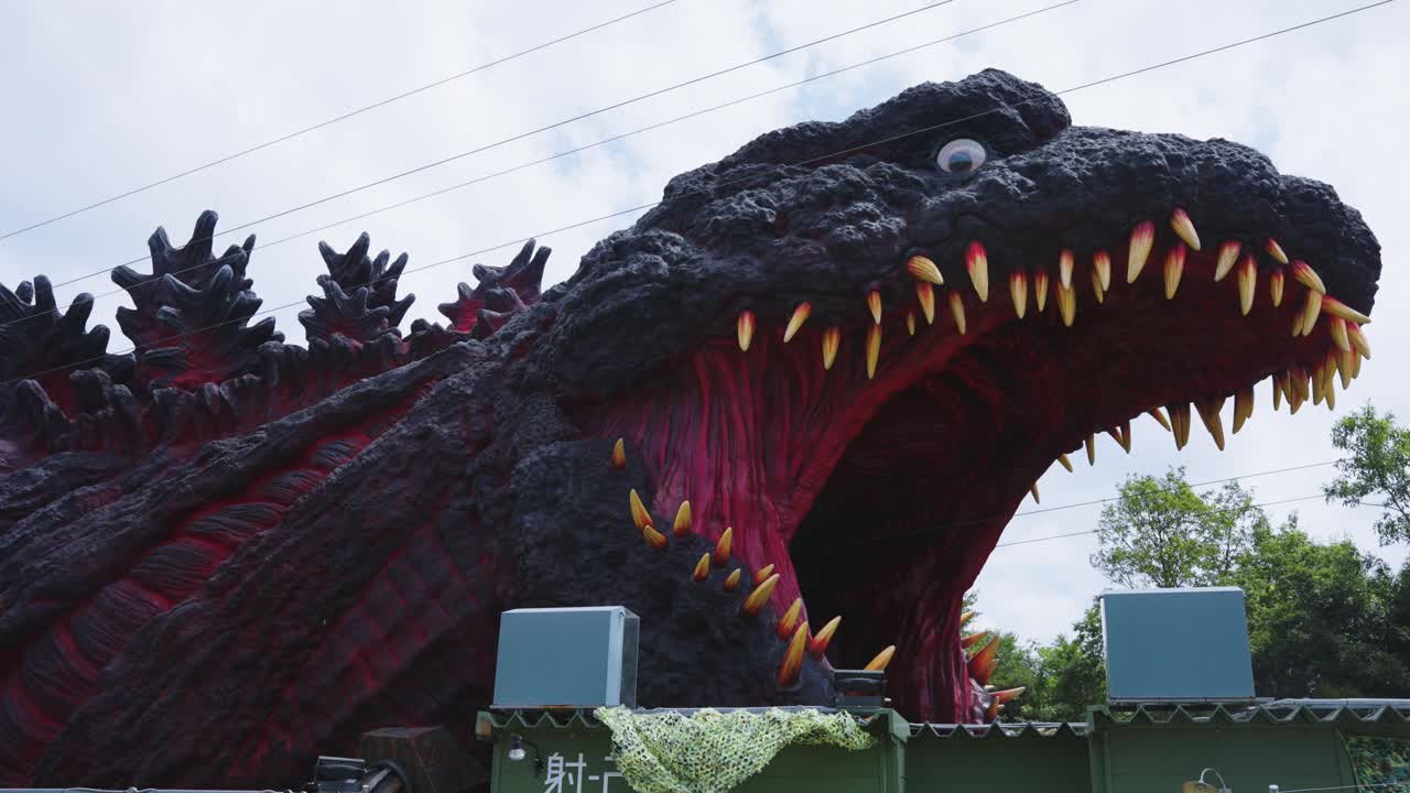 Descarga Gratis Vídeos De Stock De Estatua Gigante De Shin Godzilla En ...