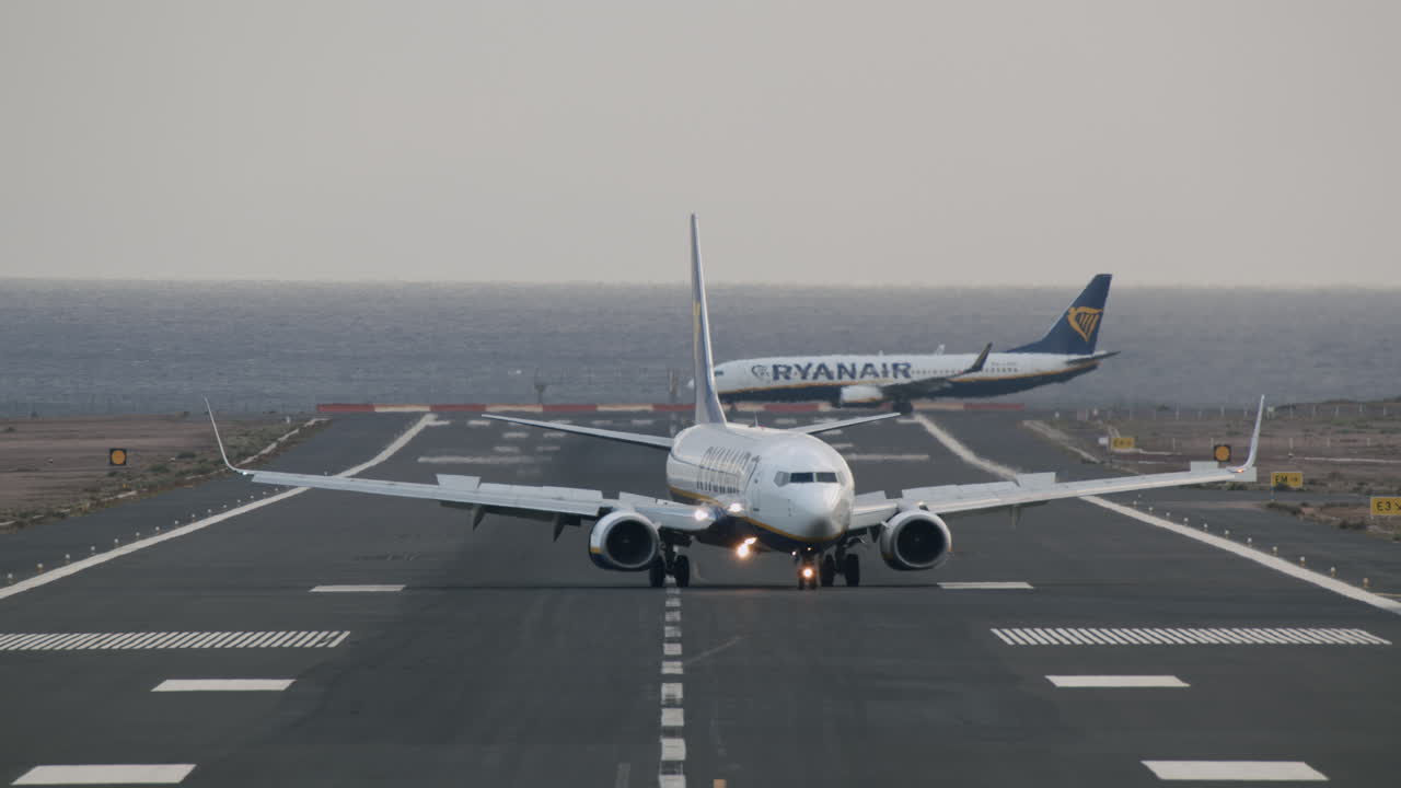 Aircraft Movement On The Runway Free Stock Video Footage Download Clips