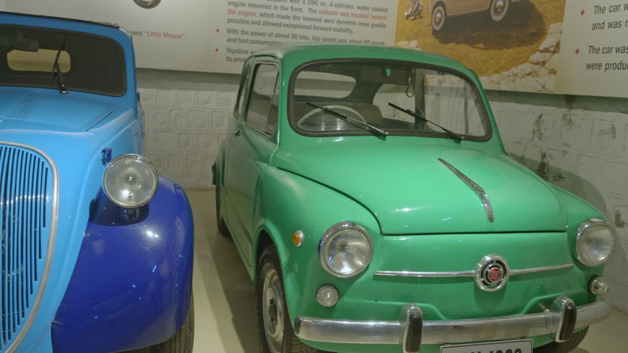 Fiat 500 Topolino And Fiat 600 Vintage Classic Cars On Display At Gedee ...