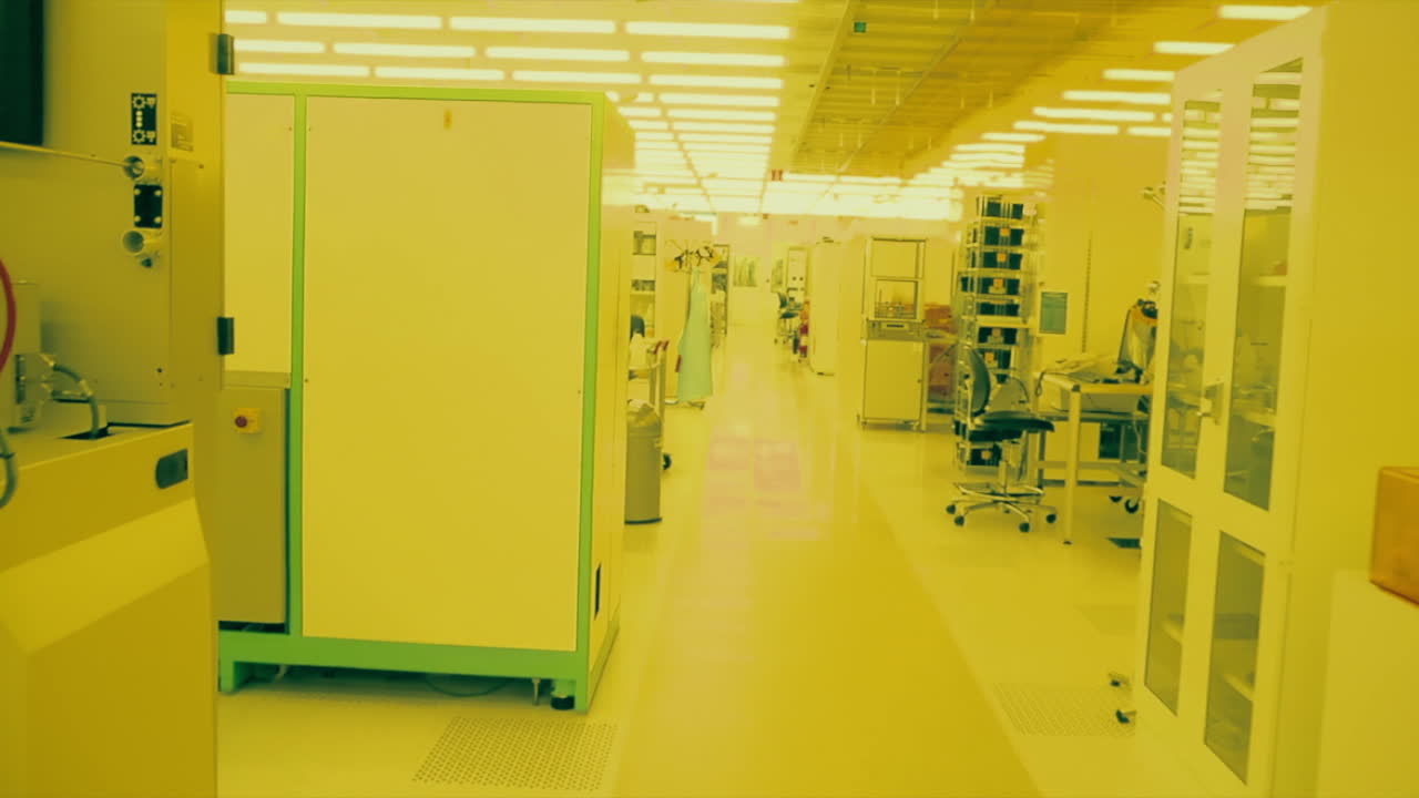 Rare Footage From Inside Of A Specialized Cleanroom Laboratory Where ...