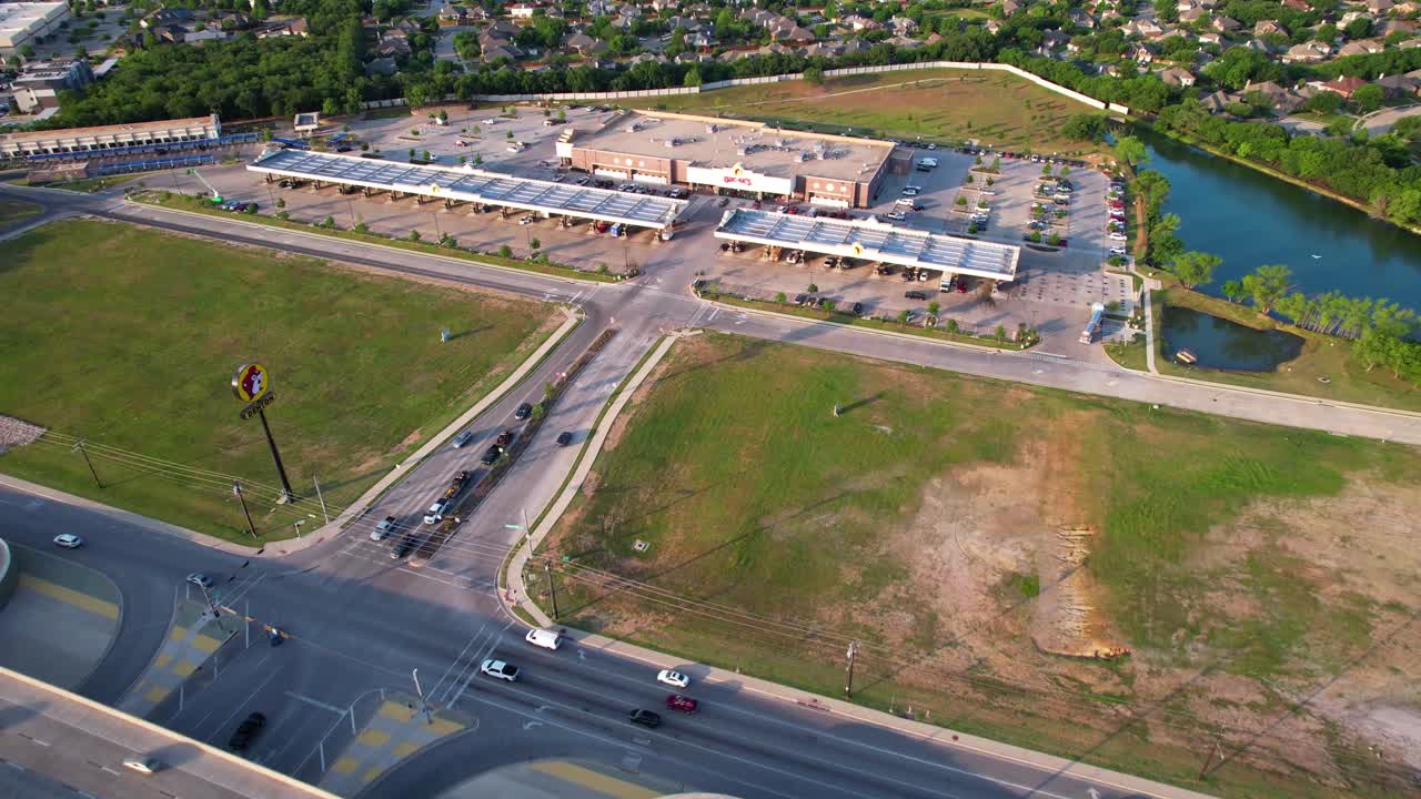Editorial Aerial Overview Of Buc-ee's In Denton Texas Located At 2800 S ...