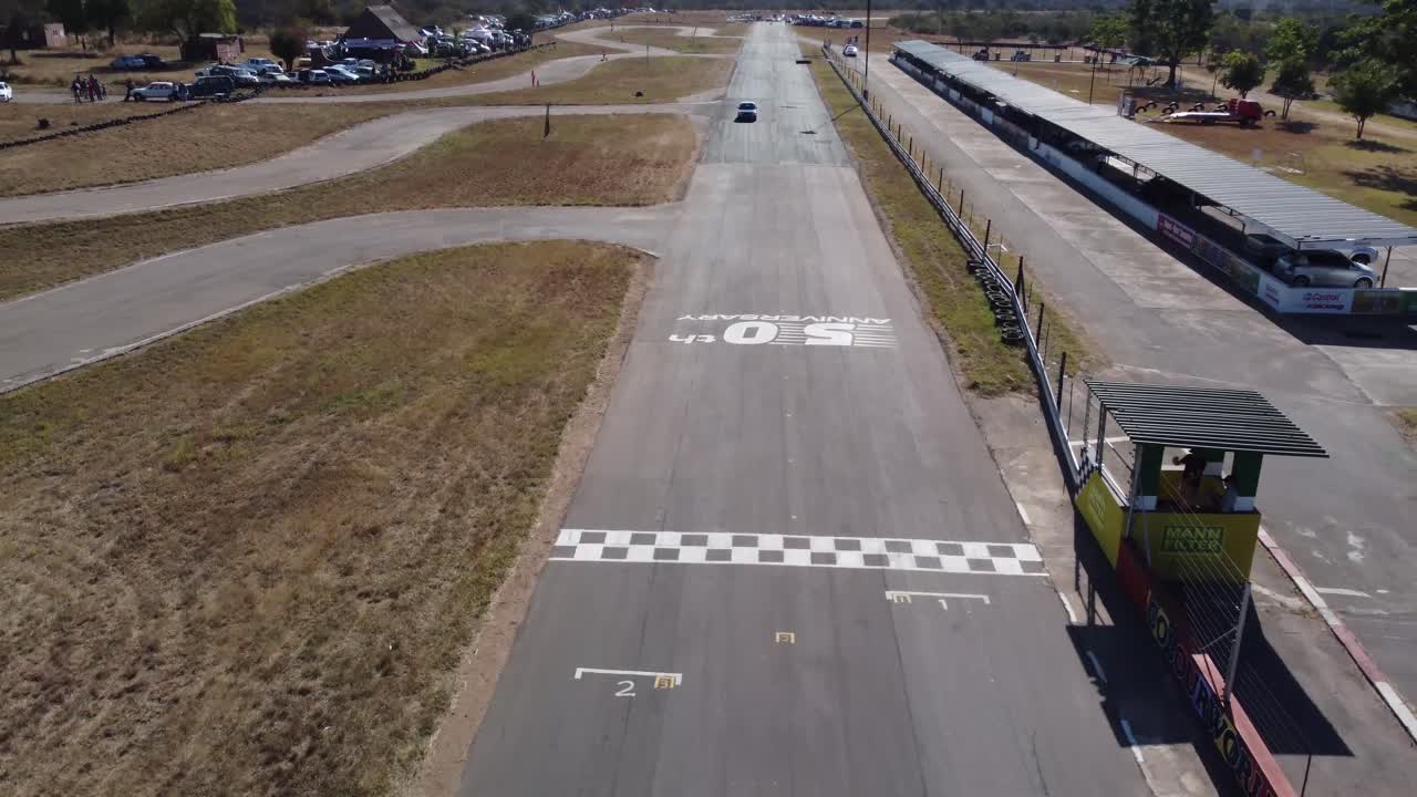 Drone Video Of A Drag Race Competition In Bulawayo, Zimbabwe Free Stock ...