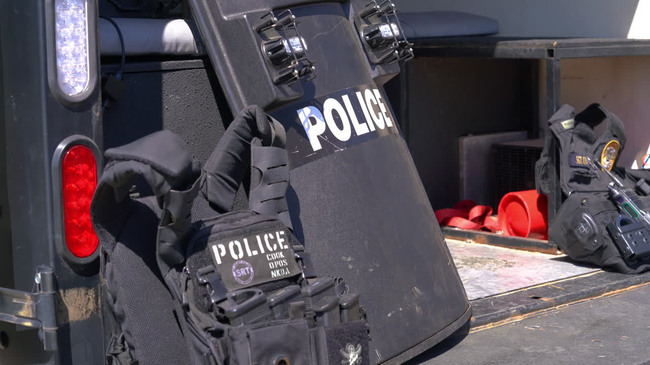Law Enforcement Vest And Shield Free Stock Video Footage Download Clips ...