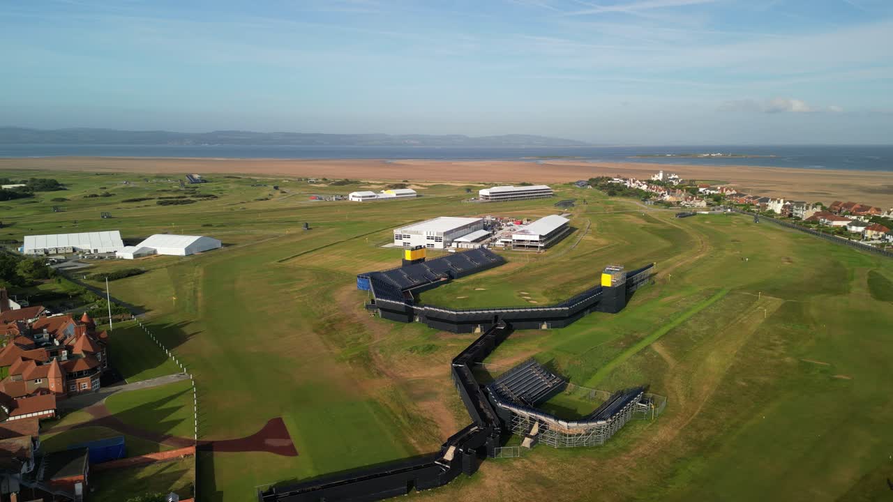 Preparations For The 2023 Open At Royal Liverpool Golf Club, Wirral, UK ...