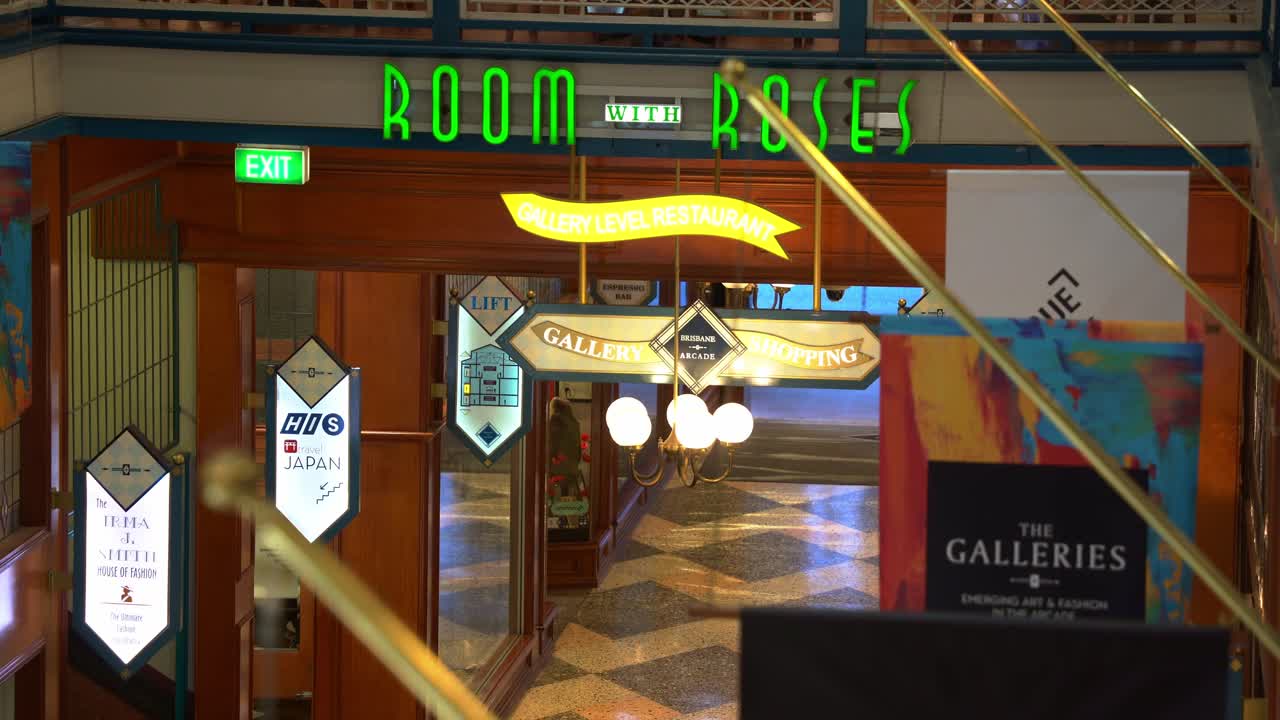 Room With Roses Restaurant Dining At Heritage Brisbane Arcade, Fashion ...