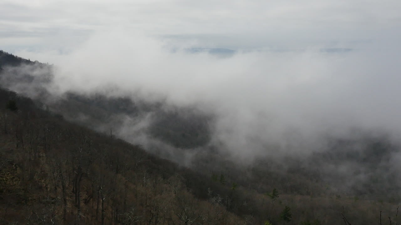 Fog Moves In Appalachian Valley Free Stock Video Footage Download Clips ...