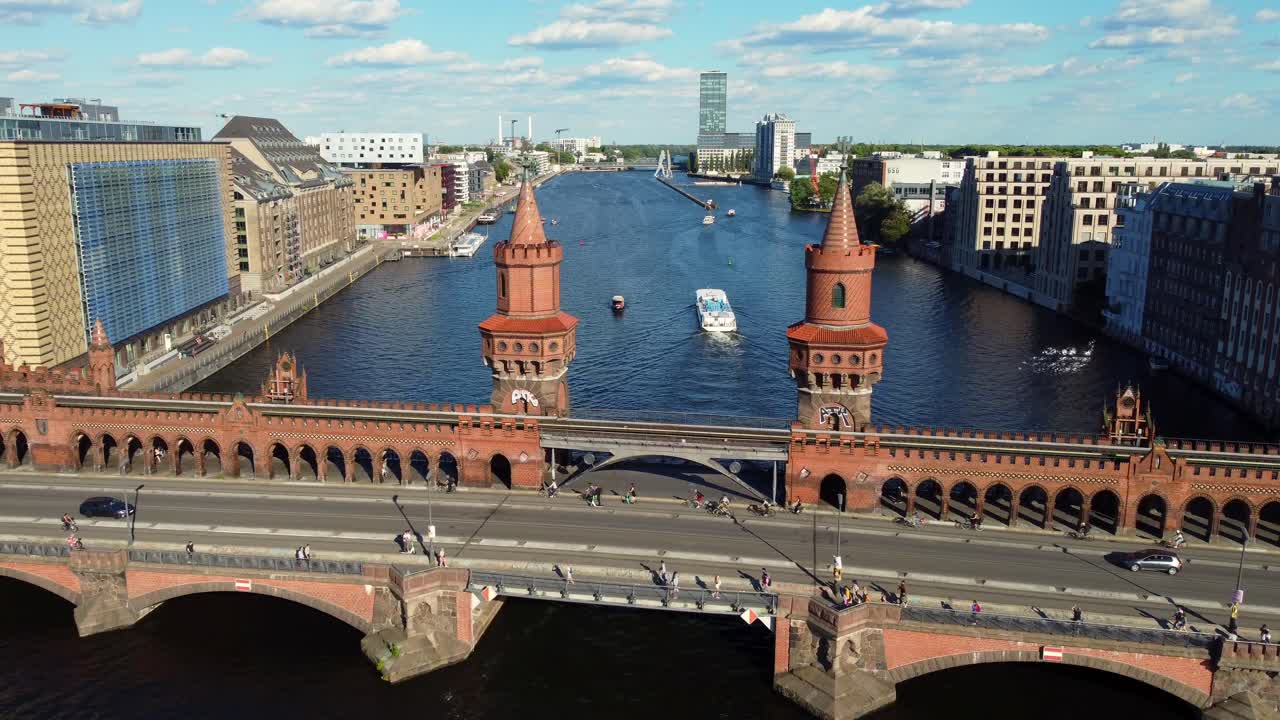 Agent Bridge In Berlin Between East And West Breathtaking Aerial View ...