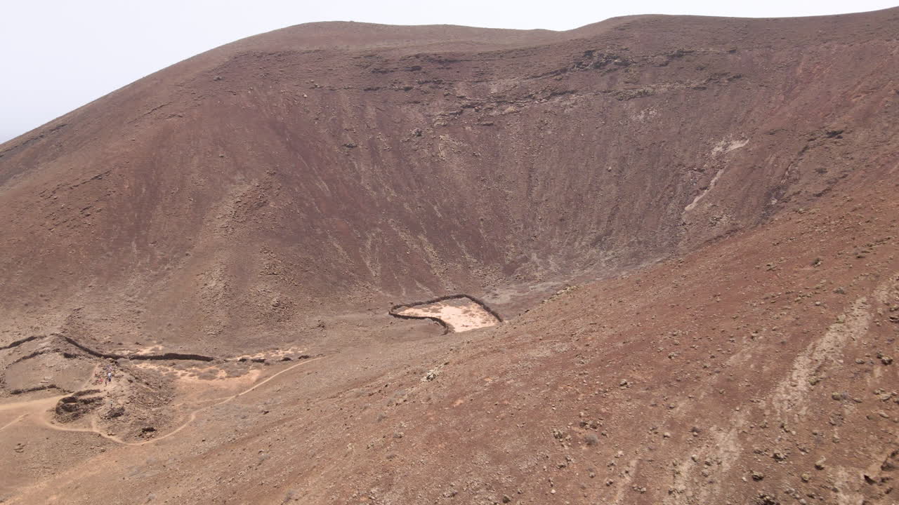 Hiking Spot And Shallow Caldera Within The Confines Of Calderon Hondo ...