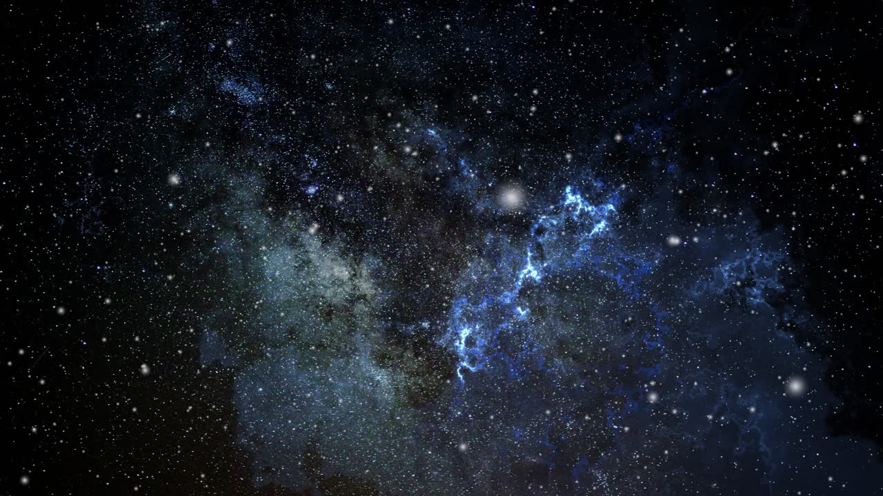4k The Surface Of The Nebula Cloud Moving In The Space Free Stock Video ...