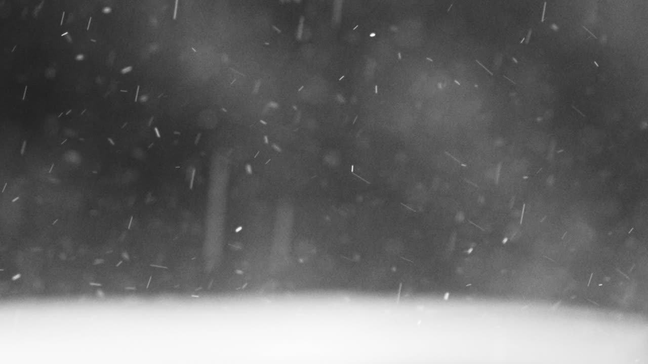 Thick Raindrops And Some Hail Splatter On A Flat Surface During A Heavy ...