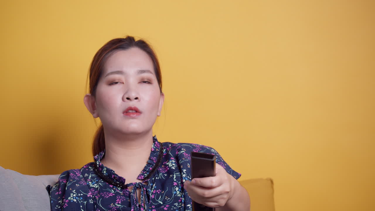 Female Watching Video Streaming Platform Stay Home Entertainment Free ...