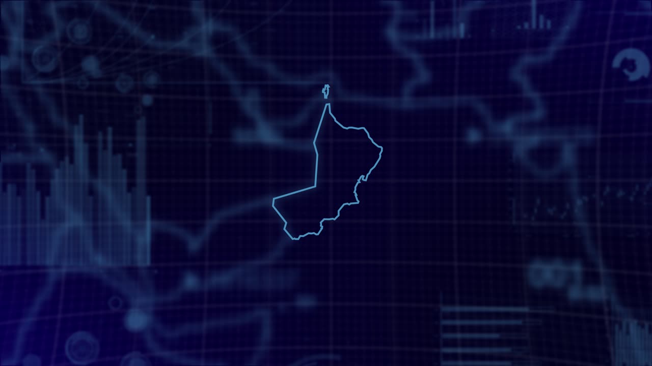 Premium stock video - Data analysis gdp charts of oman country with ...