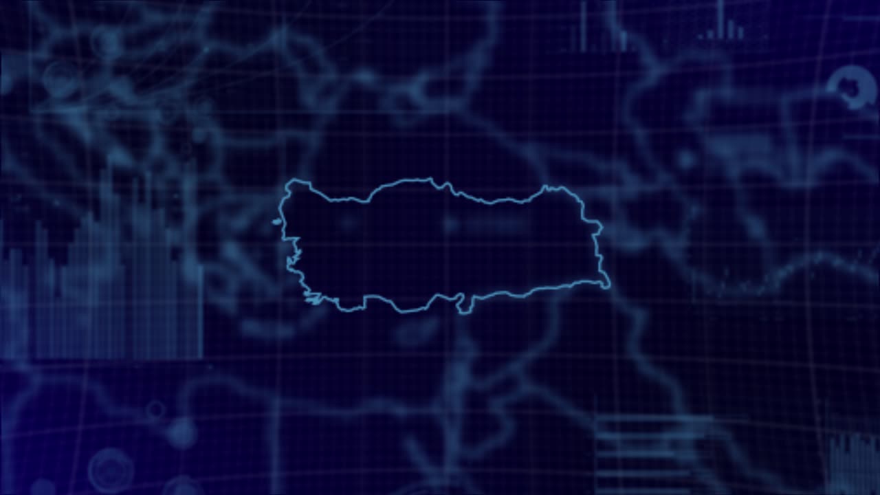 Premium stock video - Data analysis gdp charts of turkey country with ...