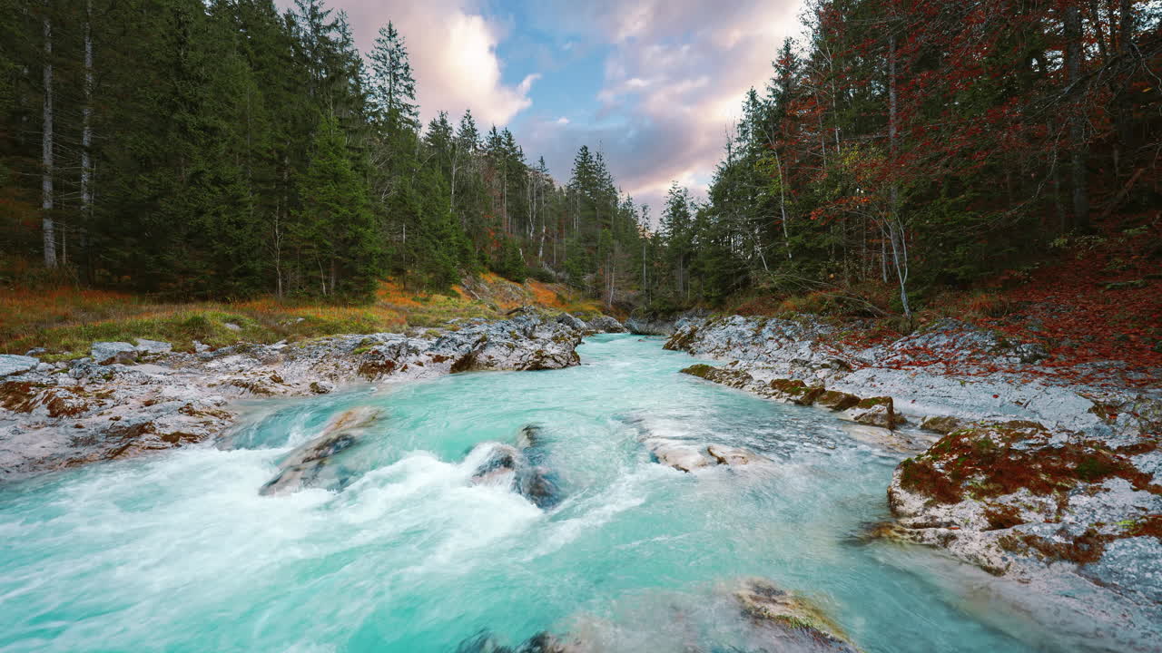 Cinemagraph Seamless Video Loop Of A Mountain River In The Austrian ...