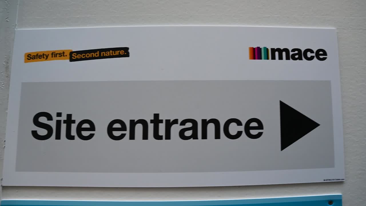 Safety First, Second Nature, Site Entrance, Mite, London, United ...