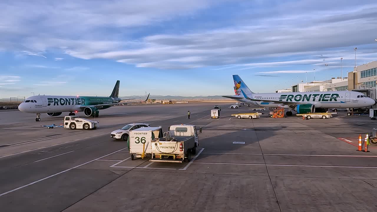 Frontier Airlines' First Airbus A321NEO Aircraft, N603FR, And Other ...