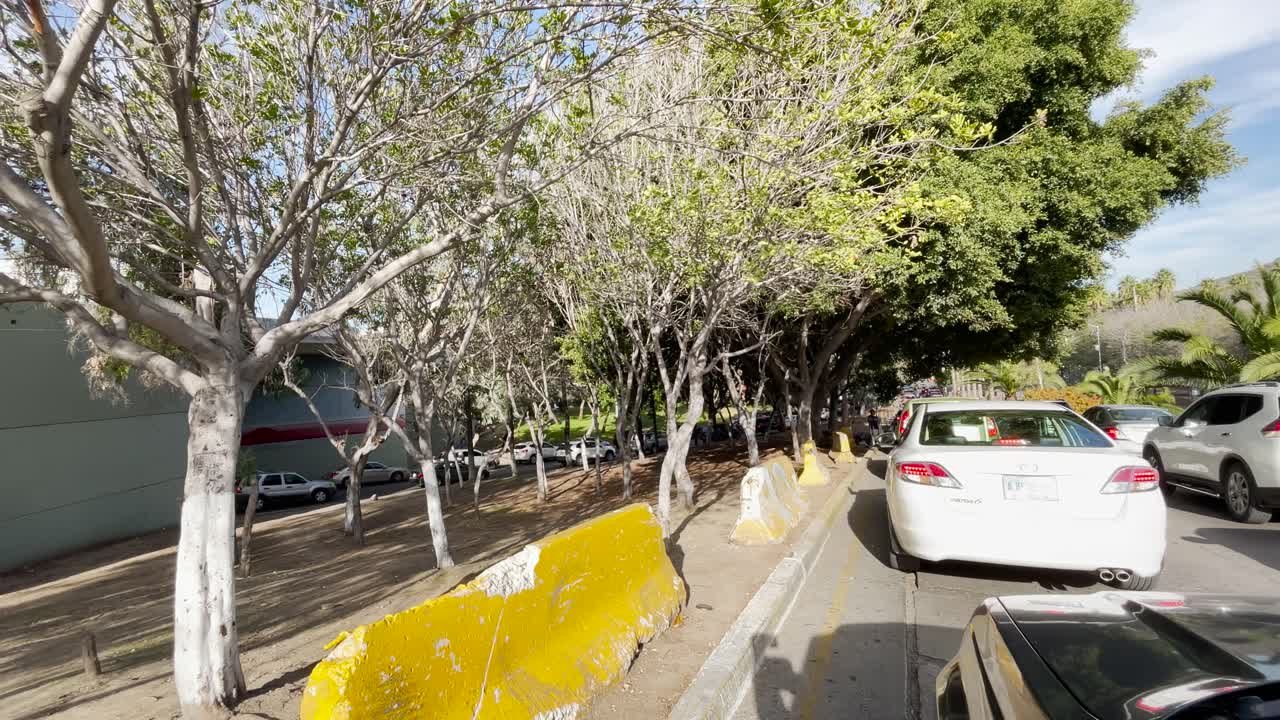 Stop And Go In Line Crossing The Mexico US Border In Tijuana Free Stock ...