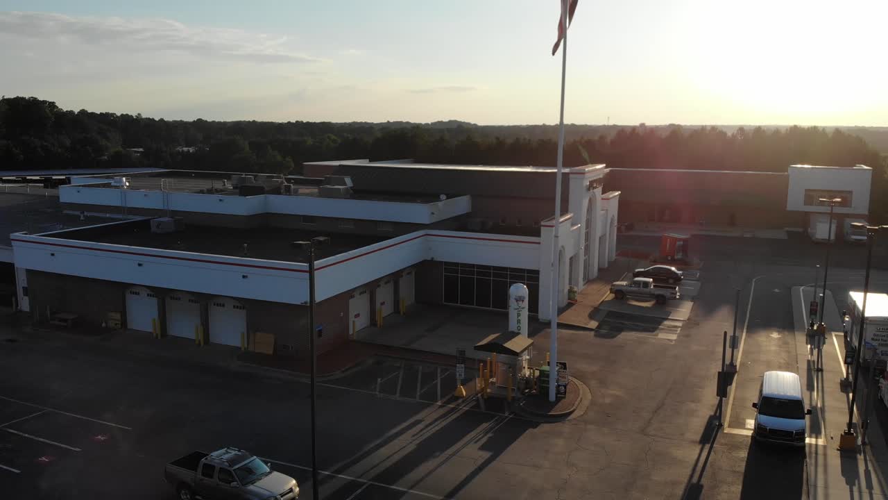 Uhaul Corporate Store Center Storefront Parking Lot Free Stock Video ...